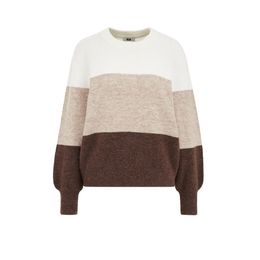 WE Fashion Pullover Damen Gr&ouml;&szlig;e XXL elfenbein / beigemeliert / braunmeliert