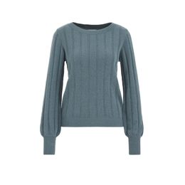 WE Fashion Pullover Damen Gr&ouml;&szlig;e S petrol