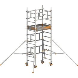 Layher Ein-Personen-Fahrger&uuml;st SoloTower, Plattformgr&ouml;&szlig;e 1,15 x 0,8 m, Arbeitsh&ouml;he 4,15 m