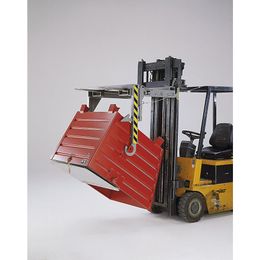 eurokraft pro Stapler-Traverse zu Kipp- und Stapelbeh&auml;lter, kranbar, Traglast 500 kg, f&uuml;r Beh&auml;ltergr&ouml;&szlig;e 0,3 m&sup3;