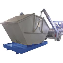 eurokraft pro Auffangwanne für Absetzcontainer, für Absetzcontainer, Auffangvolumen 850 l, blau