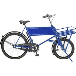 Lastenfahrrad CLASSIC M, Stahl, Traglast 140 kg, blau kaiserkraft