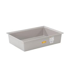 CEMO GFK-Boden-Auffangwanne, 2 x 200-l-Fass, mit Zulassung, ohne Gitterrost