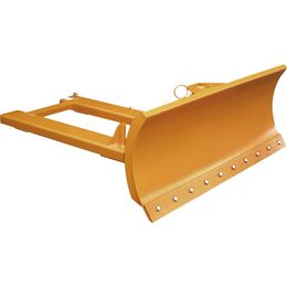 eurokraft pro Schneeschieber f&uuml;r Gabelstapler, mit Stahlsch&uuml;rfleiste, Schildbreite 1500 mm