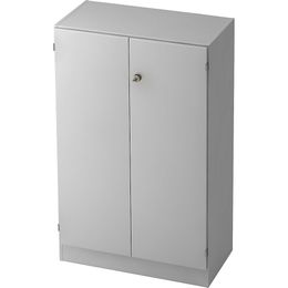 Aktenschrank, 2 Fachböden, HxBxT 1270 x 800 x 420 mm, lichtgrau kaiserkraft