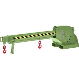 eurokraft pro Teleskoplader, 5fache H&ouml;henverstellung, Tragf&auml;higkeit 1250 - 8000 kg, resedagr&uuml;n