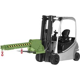 eurokraft pro Teleskoplader, 5fache H&ouml;henverstellung, Tragf&auml;higkeit 1250 - 8000 kg, resedagr&uuml;n