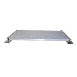 eurokraft pro Gitterrostboden, befahrbar, für BxT 1085 x 1085 mm