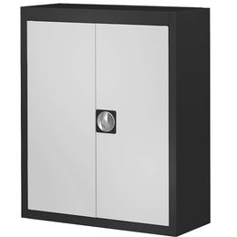 Mauser Magazinschrank, ohne Sichtlagerk&auml;sten, HxBxT 820 x 680 x 280 mm, zweifarbig, Korpus schwarz, T&uuml;ren grau, ab 3 Stk