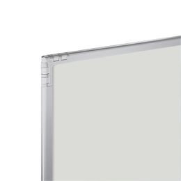 Trennwand, Kunststoff, Rahmen lichtgrau, 650 x 1950 mm kaiserkraft
