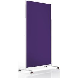 MAGNETOPLAN Design-Moderationstafel VarioPin, Tafelformat 1800 x 1000 mm, Filz, violett