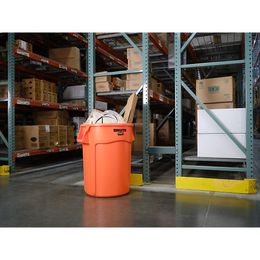 Rubbermaid Universalcontainer BRUTE , rund, Inhalt 121 l, orange