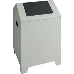 Putzwollkasten, Volumen 73 l, lichtgrau/anthrazitgrau kaiserkraft