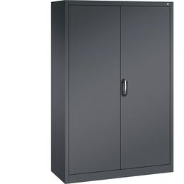 C+P ACURADO Universalschrank, BxT 1200 x 500 mm, schwarzgrau / schwarzgrau