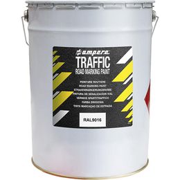 Ampere Stra&szlig;enmarkierungsfarbe, 25 kg Eimer, wei&szlig;