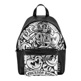 Philipp Plein Rucks&auml;cke - Rucksack Smile - Gr. unisize - in Silber - f&uuml;r Damen