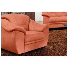 Sit & More Sessel SIT & MORE "Savona, B: 103 cm", orange (terrakotta), B:103cm H:90cm T:90cm, NaturLEDER: Bitte beachten Sie, dass Lederbezüge mehr Nähte aufweisen als Stoffbezüge.;SOFTLUX-Kunstleder;NaturLEDER (echtes Rindsleder in Sitz und Rücken, Korpus in farblich passendem Kunstleder);SOFTLUX/Struktur (Korpus in Kunstleder, Sitz und Rücken in Strukturstoff aus 75% Polyester und 25% Viskose);Luxus-Microf