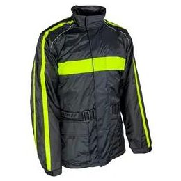 Roleff Racewear Regenjacke ROLEFF "RO1001" Gr. XXXL, gelb (gelb, schwarz), Jacken, Herren, 3XL, Obermaterial: 100% Polyester, Regenjacke, wasserdicht, winddicht, mit drei Taschen, pflegeleicht
