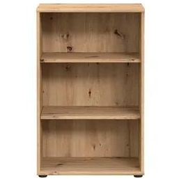 Regal FORTE "Tempra", braun (artisan eiche), B:54cm H:85,5cm T:34,8cm, FSC-zertifizierter Holzwerkstoff, Regale, Bücherregal Standregal, Breite ca. 54 cm