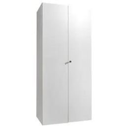 Kleiderschrank wimex "Multiraumkonzept", weiß, B:80cm H:185cm T:40cm, Holzwerkstoff, Spanplatte, Schränke, Schranksystem
