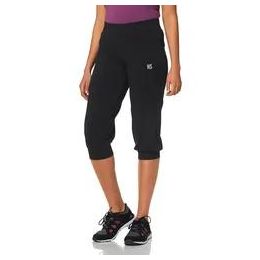 H.I.S. 3/4-Hose H.I.S, Damen, Gr. 38, N-Gr, schwarz, Obermaterial: 95% Baumwolle, 5% Elasthan, unifarben, bequem 3/4-Länge, Hosen, Große Größen