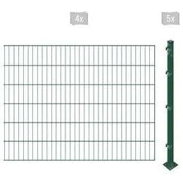 Einstabmattenzaun Arvotec "ESSENTIAL 120 zum Einbetonieren", gr&uuml;n (dunkelgr&uuml;n), H:120cm, Kunststoff, Stahl, Zaunelemente, Zaunh&ouml;he 120 cm, Zaunl&auml;nge 2 - 60 m