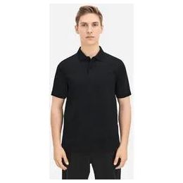 Jack & Jones Poloshirt JACK & JONES "JJEPERFECT POLO SS SN", Herren, Gr. M, blau (schwarz navy), Jersey, Obermaterial: 95% Baumwolle, 5% Elasthan, unifarben, regular fit taillenbedeckt, ohne Ausschnitt, gerader Abschluss, Shirts, mit Polo Kragen