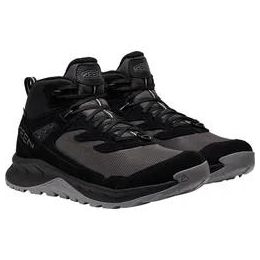 Winterstiefel Keen "HIGHTRAIL MID POLAR", Herren, Gr. 44, schwarz, steel grau, Leder, Synthetik, Schuhe Winterstiefel, Winterschuhe, Winterboots, Snowboots