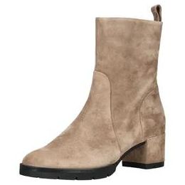 Högl Bikerboots HÖGL "Högl Stiefelette Veloursleder", Damen, Gr. 41, beige (taupe), Veloursleder, Schuhe