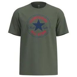 T-Shirt Converse "CHUCK PATCH TEE", Herren, Gr. XXL, Converse utility, Obermaterial: 100% Baumwolle, Shirts