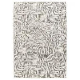 Teppich OTTO HOME "Segovia, Supersoft, 3D- Design, weiche Haptik, modernes Design" Gr. 2, grau, B:80cm H:9mm L:150cm, Kunstfaser, Teppiche, Hoch-Tief-Struktur, Wohnzimmer, Esszimmer, Schlafzimmer