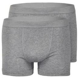 Boxershorts Seidensticker "Schwarze Rose", Herren, Gr. M, grau, 95% Baumwolle 5% Elastan, unifarben, Unterhosen, Boxershorts Uni