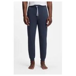 Sweatpants BOSS "Mix & Match Pants", Herren, Gr. XL, blau (open blau 460), Sweatware, Obermaterial: 95% Baumwolle, 5% Elasthan, casual, Basic knöchellang, Hosen, mit Kordelzug