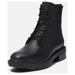 Schnürboots Timberland "BRIMFIELDMID LACE UP BOOT", Gr. 39, schwarz full grain, Leder, Schuhe, Winterstiefel, Schnürstiefel, Winterschuhe