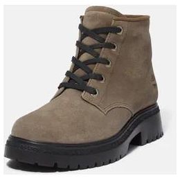 Schnürboots Timberland "CAMBRIA VALLEYMID LACE UP BOOT", Gr. 41,5, medium grau suede, Leder, Schuhe, Winterstiefel, Schnürstiefel, Winterschuhe