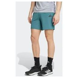Shorts Adidas PERFORMANCE "GYM+ SHORT", Herren, Gr. M, preloved teal, Obermaterial: 87% Polyester, 13% Elasthan, sportlich, Hosen