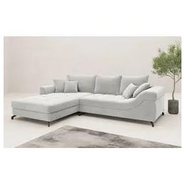 Ecksofa MR. COUCH "Taylor, L-Form, wahlweise mit Kaltschaum", miami 1 natur, B:317cm H:93cm T:226cm, 90% Polyester / 10% Nylon, Sofas, wahlweise mit Kaltschaum bis 140 kg pro Sitzplatz belastbar