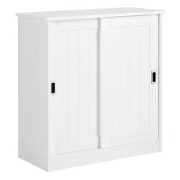 Schuhschrank Home Affaire "Nekso", weiß, B:83cm H:86cm T:38,5cm, Schränke, Breite 83 cm, aus MDF oder Massivholz, FSC-zertifiziert