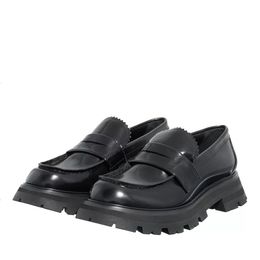 Alexander McQueen Loafer - Wander Loafers Leather - Gr. 41 (EU) - in Schwarz - f&uuml;r Damen