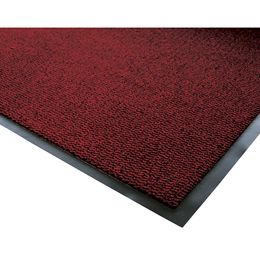 Coba Schmutzfangmatte für innen, Flor aus Polypropylen, Breite 900 mm, pro lfd. m, schwarz / rot