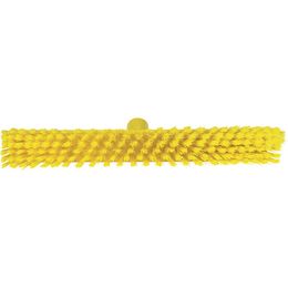vikan Besen, Breite 410 mm, weich / hart, VE 10 Stk, gelb
