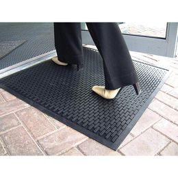 Coba Schmutzfangmatte, Gummi, schwarz, LxB 750 x 850 mm
