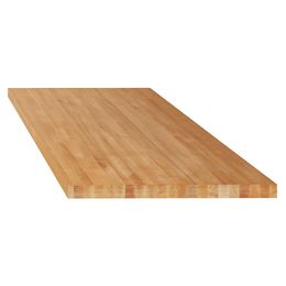 LISTA Arbeitsplatte f&uuml;r Werkb&auml;nke im Baukastensystem, Buche-Massivholz, BxT 1500 x 750 mm, St&auml;rke 40 mm
