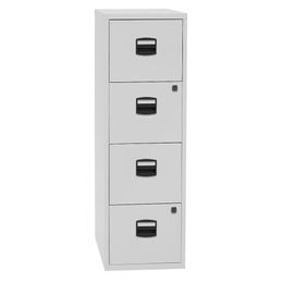 Bisley Hängeregistraturschrank PFA, 4 Schübe, lichtgrau