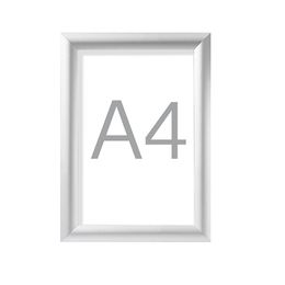 Design-Klapprahmen, Aluminiumprofil, silber eloxiert, VE 2 Stk, DIN A4, HxB 328 x 241 mm kaiserkraft