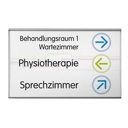 GLASGOW&trade; Wegweiser, DIN A4 quer, HxB 213 x 303 mm, Sichtformat, HxB 207 x 297 mm kaiserkraft