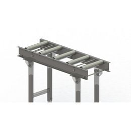 Gura Rollenbahn, Stahlrahmen mit Stahlrollen verzinkt, Bahnbreite 300 mm, Achsabstand 200 mm, L&auml;nge 1 m
