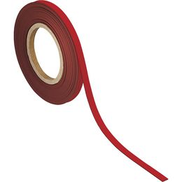 Maul Kennzeichnungsband, magnethaftend, LxB 10000 x 10 mm, VE 2 Stk, rot