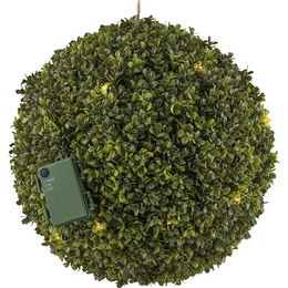 Buchsbaumkugel, Batteriebox f&uuml;r 3 AA, 6h Timer, UV-best&auml;ndig, &Oslash; 350 mm, 35 LED kaiserkraft