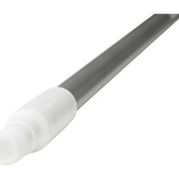 vikan Aluminiumstiel, ergonomisch, &Oslash; 31 mm, L&auml;nge 1510 mm, VE 10 Stk, wei&szlig;
